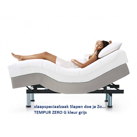 Tempur ZERO-G elektrisch verstelbare bedbodem + massagefunctie