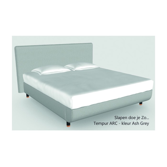 TEMPUR ARC BED + ARC schotel bodems (zonder matrassen).